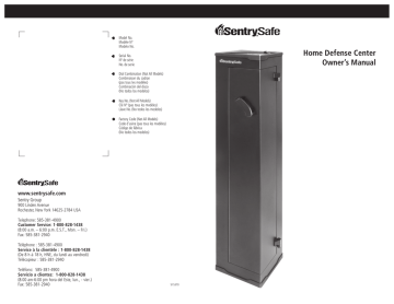 SentrySafe Home Defense Center Owner's Manual | Manualzz