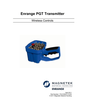 Enrange PGT Transmitter Instruction Manual | Manualzz