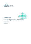 CTERA Agent for Windows User Guide | Manualzz