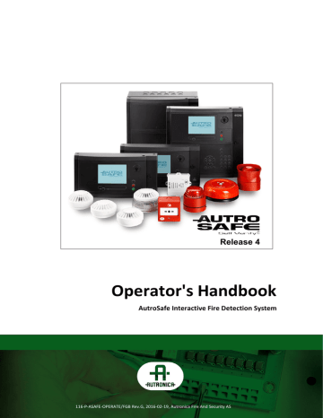 Autronica BS-430 Operator's Handbook Manual | Manualzz