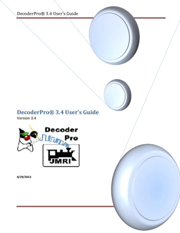 DecoderPro 3.4 User’s Guide | Manualzz