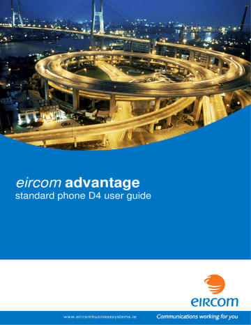 eircom Standard System Phone D4 User Guide | Manualzz