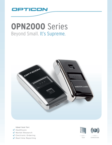 Opticon OPN2000 Series manual | Manualzz