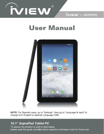 IVIEW 1070TPC manual | Manualzz