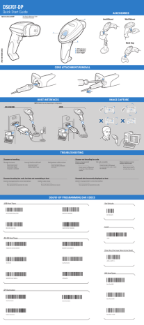 Zebra DS6707-DP Quick Start Guide | Manualzz