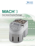 De La Rue MACH 9 Coin Sorter and Counter User Guide | Manualzz