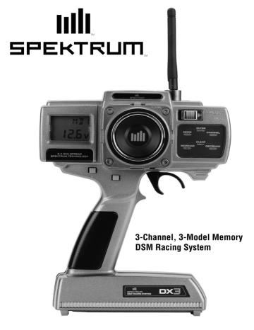 Spectrum DX3 manual | Manualzz