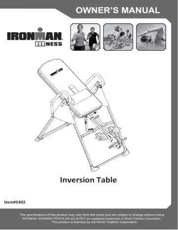 Ironman Fitness 5402 Owner's Manual | Manualzz