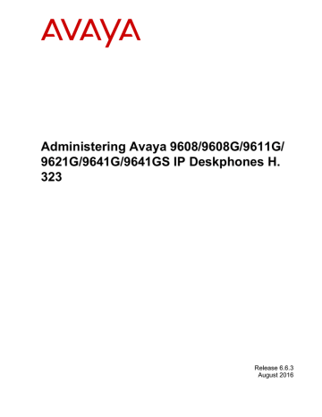 Avaya 9600 IP Deskphones Administration Guide | Manualzz