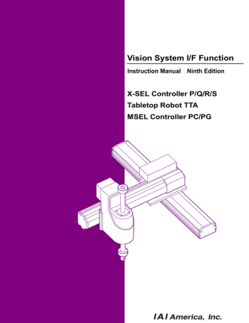 IAI America XSEL-SA Owner's Manual | Manualzz