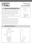 Digital Timer Slimline D817SLIMDP Instruction Manual | Manualzz