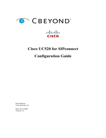 Cisco UC520 Configuration Guide | Manualzz