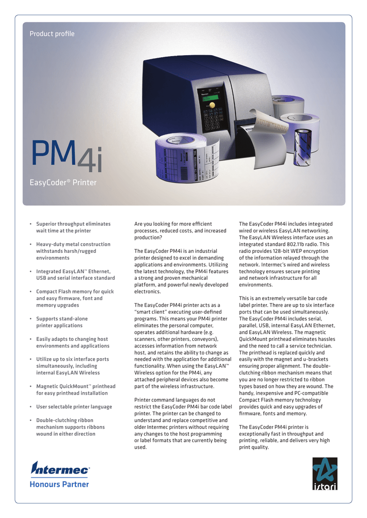 Intermec Pm4i Spare Parts Catalogue | Reviewmotors.co