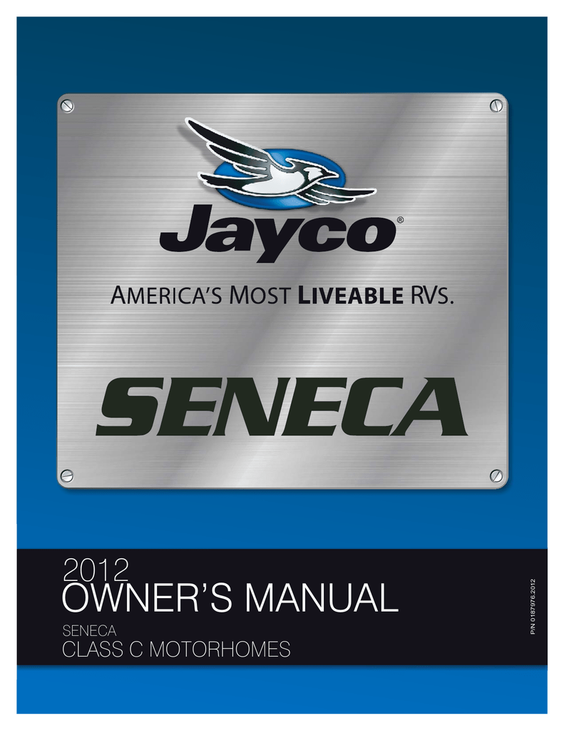 Jayco SENECA Owner's Manual | Manualzz