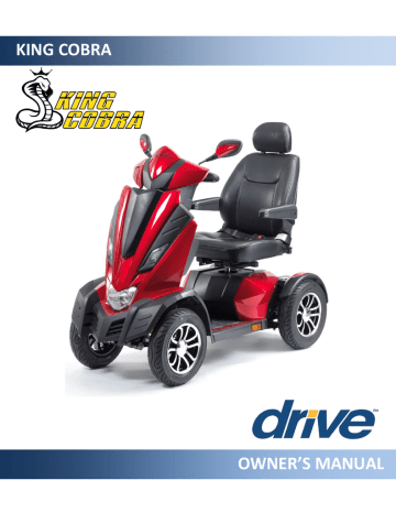 Drive Medical King Cobra Mobility Scooter Owner’s Manual | Manualzz