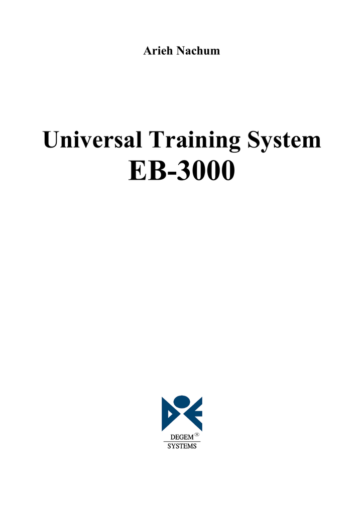EB-3000 | Manualzz