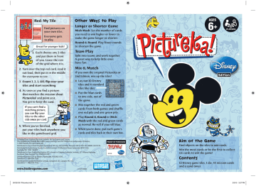 Pictureka Disney Edition 09128 Instructions | Manualzz