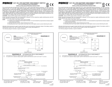 Perko 9703 Heavy Duty Battery Disconnect Switch Installation ...