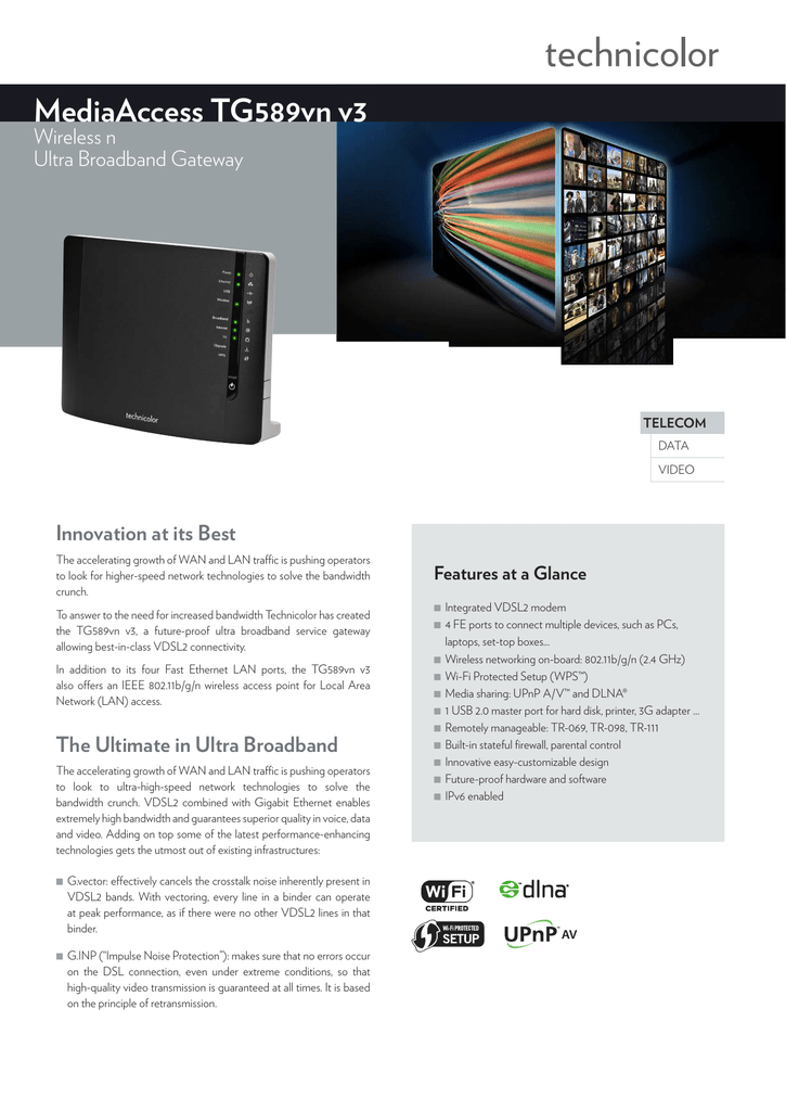 configuration wifi maroc telecom technicolor