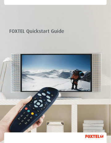 FOXTEL set-top unit Quickstart Guide | Manualzz