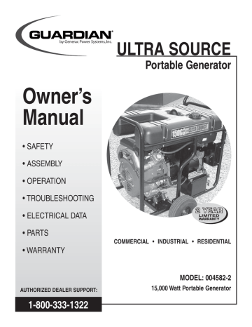 Guardian ULTRA SOURCE 004582-2 Owner's Manual | Manualzz