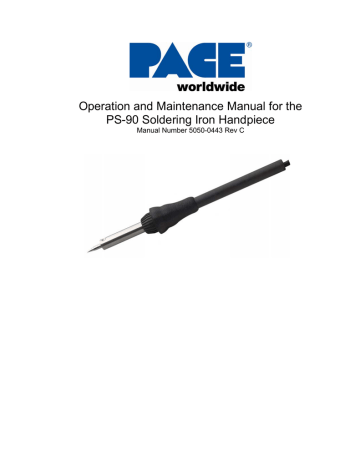 Pace PS-90 Operation and Maintenance Manual | Manualzz
