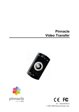 Pinnacle Video Transfer - User manual, Owner's manual
