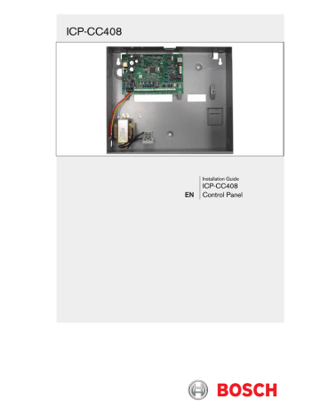 Bosch ICP-CC408 Installation Guide | Manualzz