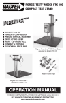 Wagner FDIX FDIX Operation Manual | Manualzz