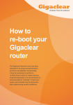 Gigaclear Ultrafast Fibre Broadband User Guide | Manualzz