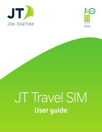 JT Travel SIM User Guide | Manualzz