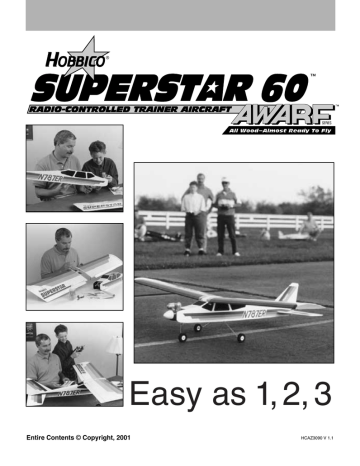 Hobbico Superstar 60 manual | Manualzz