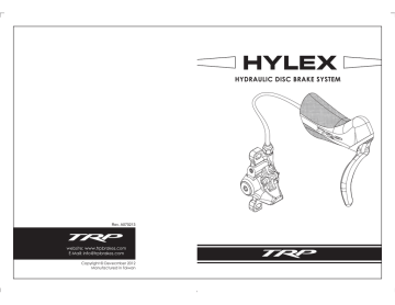 HYLEX Hydraulic Disc Brake Owner's Manual | Manualzz