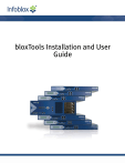 Infoblox bloxTools User Guide | Manualzz