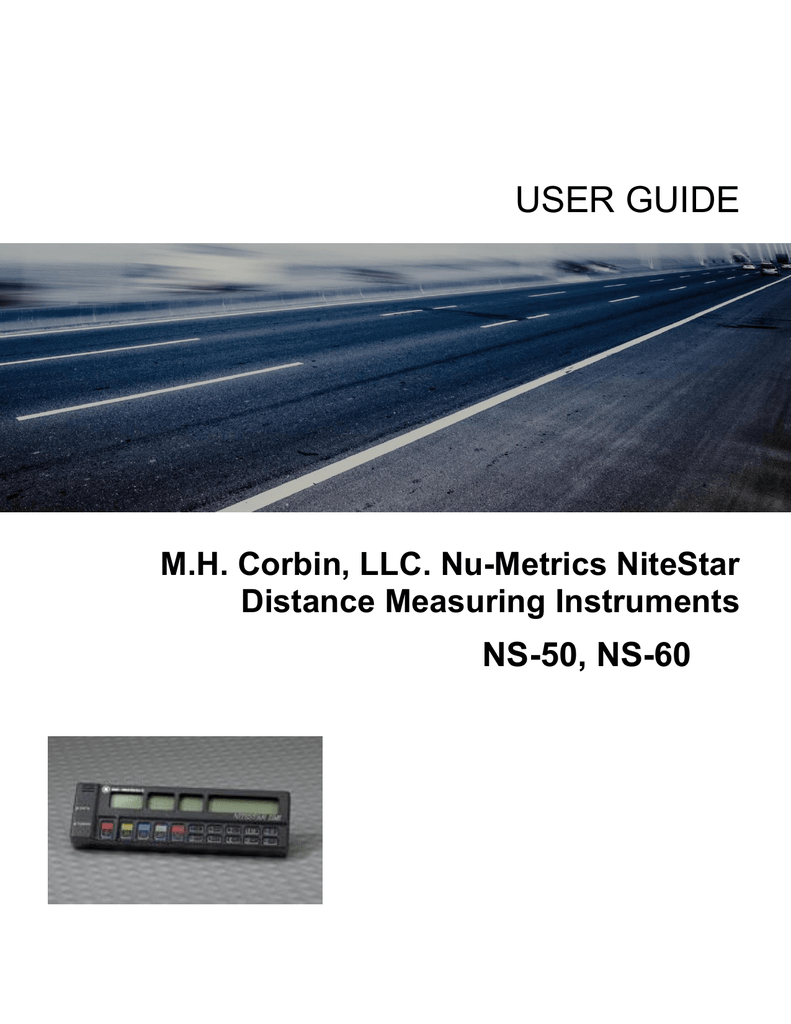 MHCorbin NS-60 User manual | Manualzz