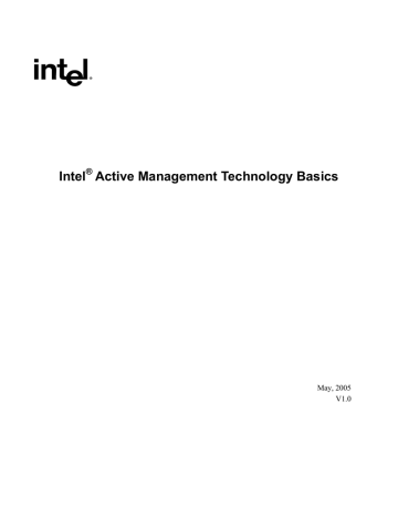 Intel Active Management Technology AMT User Guide | Manualzz
