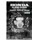 Honda G300, G400 Engine Owner's Manual | Manualzz