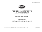 Hach POCKET COLORIMETER II Instruction Manual | Manualzz