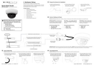 Wirepath WPS-550-DOM-IP-BL Surveillance 550 Series Dome IP Outdoor ...