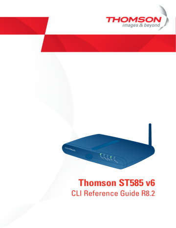 Thomson ST585 v6 CLI Reference Guide | Manualzz