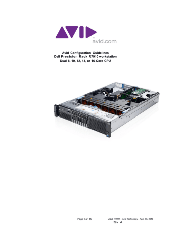 Dell Precision Rack R7910 Configuration Guide | Manualzz