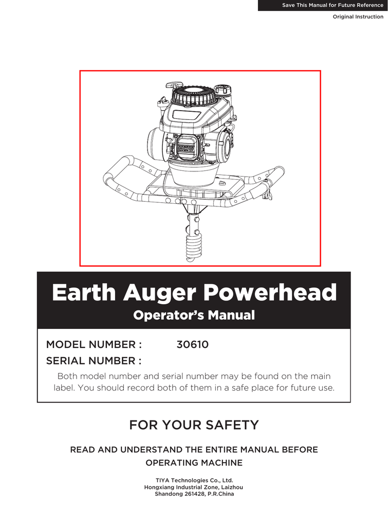 Powermate Earth Auger Parts - The Earth Images Revimage.Org