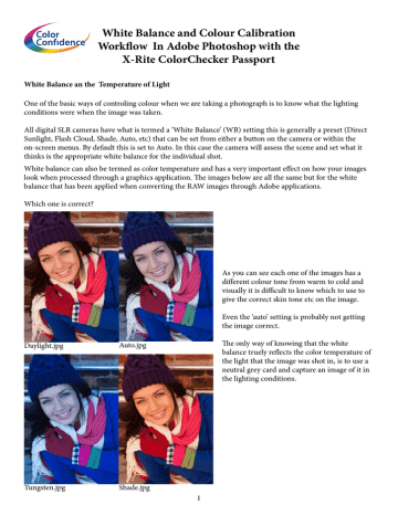 X-Rite ColorChecker Passport User Manual | Manualzz