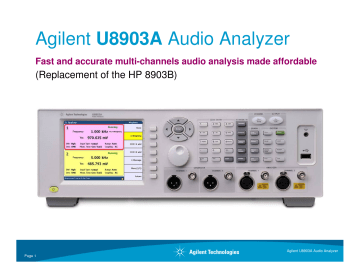 Agilent function generator amplifier instruction