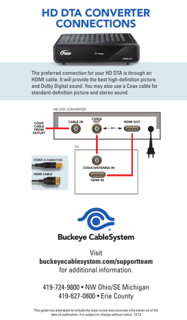 HD DTA Converter User Guide | Manualzz