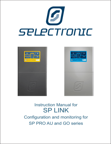 Selectronic SP PRO AU and SP PRO GO Instruction Manual | Manualzz
