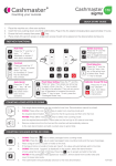 Cashmaster Sigma 170 User Manual | Manualzz