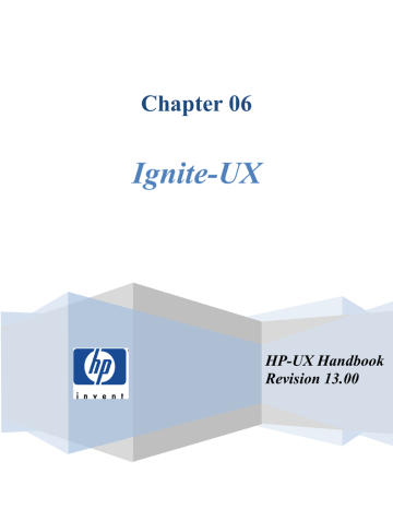 HP Ignite-UX Handbook | Manualzz