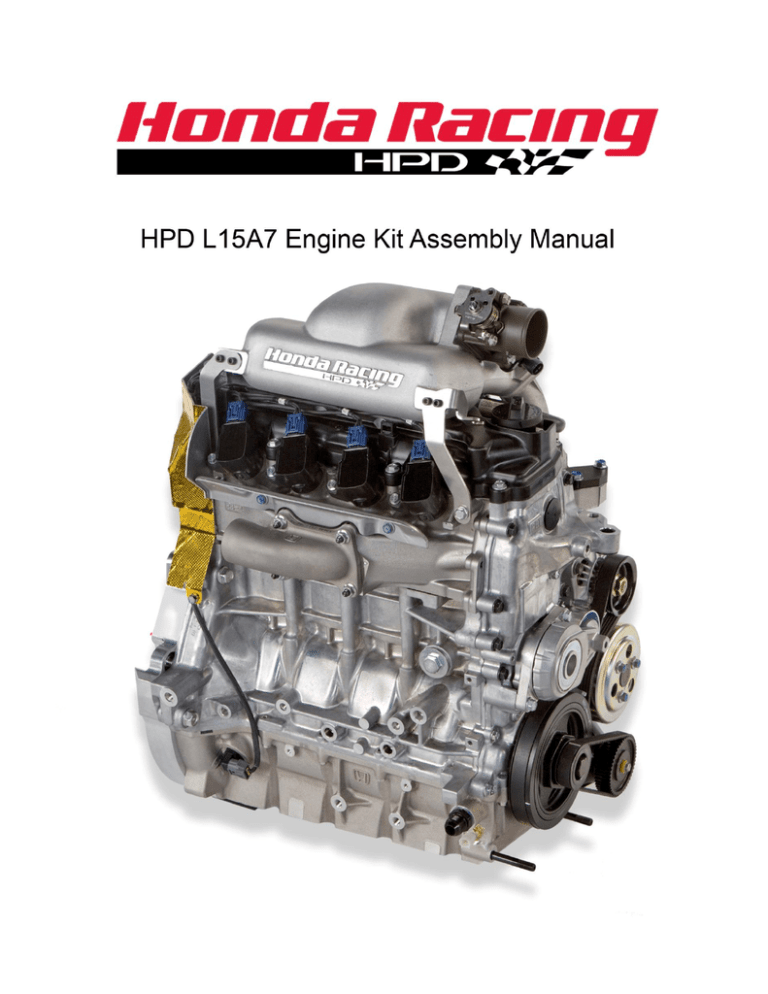 HPD L15A7 Engine Kit Assembly Manual 120828 | Manualzz