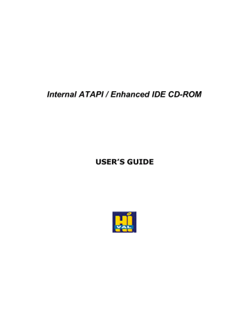HI-VAL Internal CD-ROM User's Guide | Manualzz